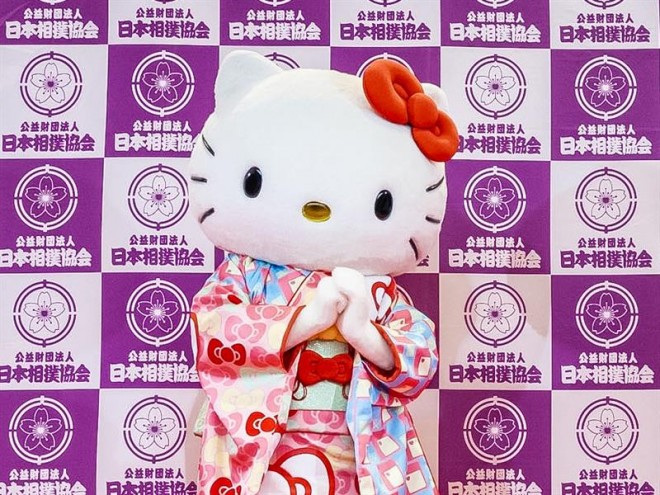 Hello Kitty Appointed Ambassador for the Grand Sumo Tournament in ...