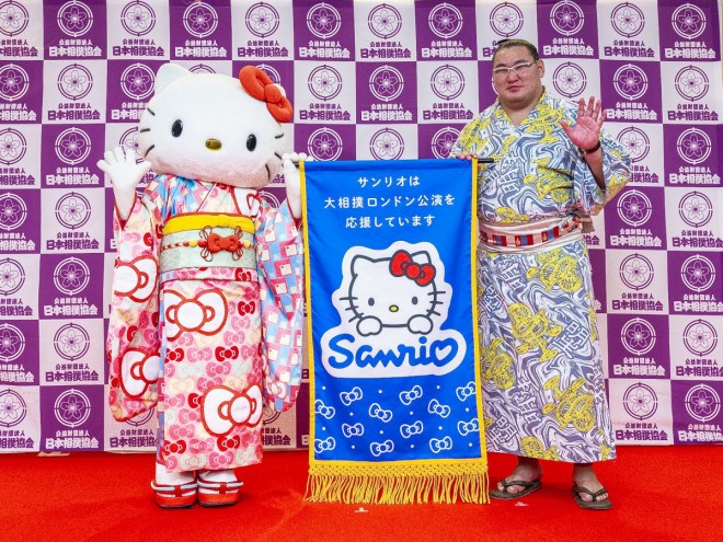 Hello Kitty Appointed Ambassador for the Grand Sumo Tournament in ...