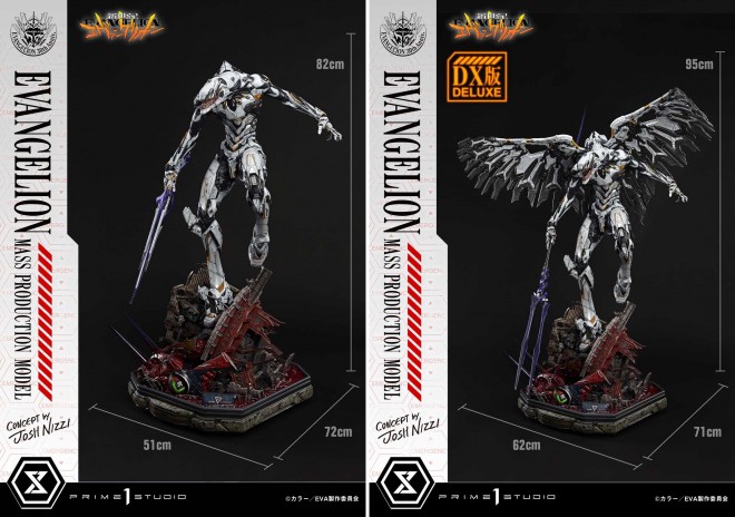 Evangelion Mass Production Model Polystone Statue Debuts from “Neon ...