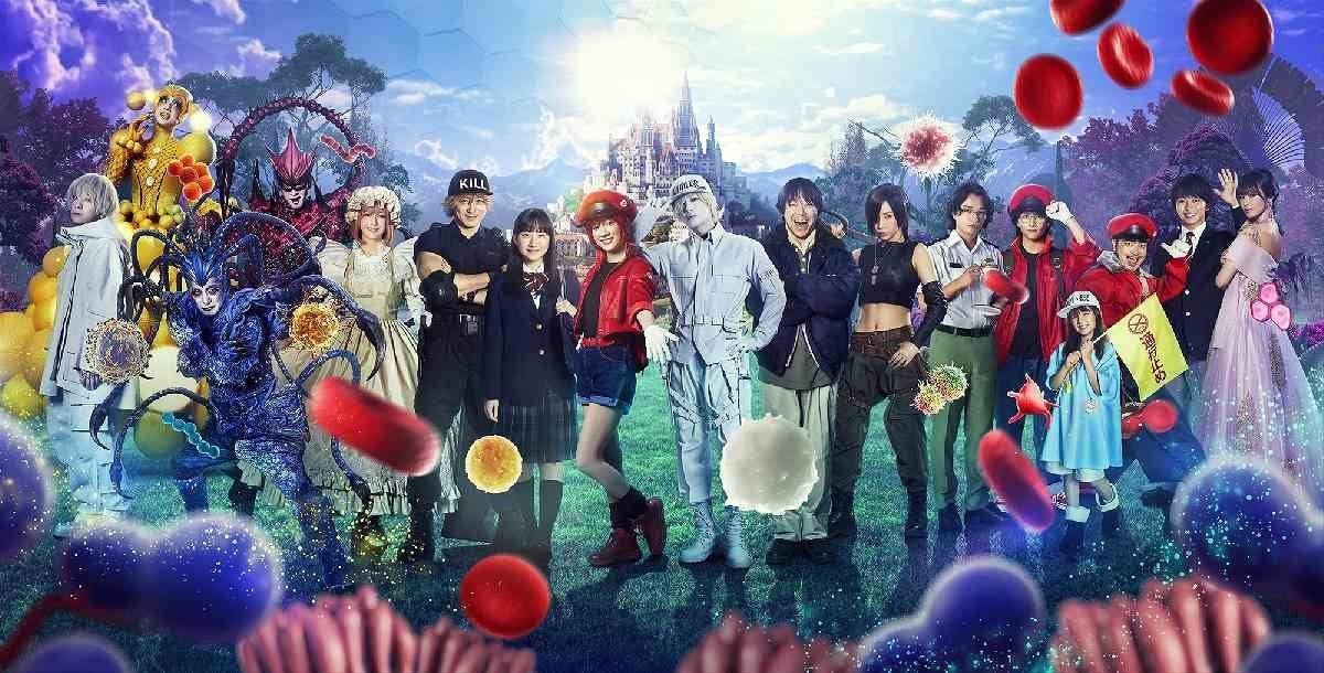 New Banner Visual Featuring 17 Characters from Cells at Work! Movie ...