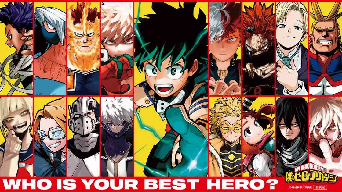 My Hero Academia Global Character Popularity Poll Final Results Announced Japan Anime News powered by ORICON NEWS