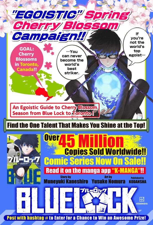 Blue Lock's Egoistic Cherry Blossom campaign Extends to Canada with ...