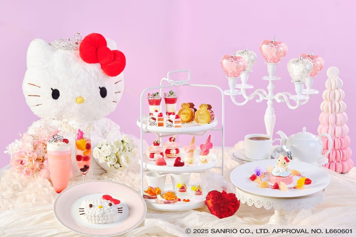 Hello Kitty Princess Afternoon Tea Arrives Nationwide in Japan ...