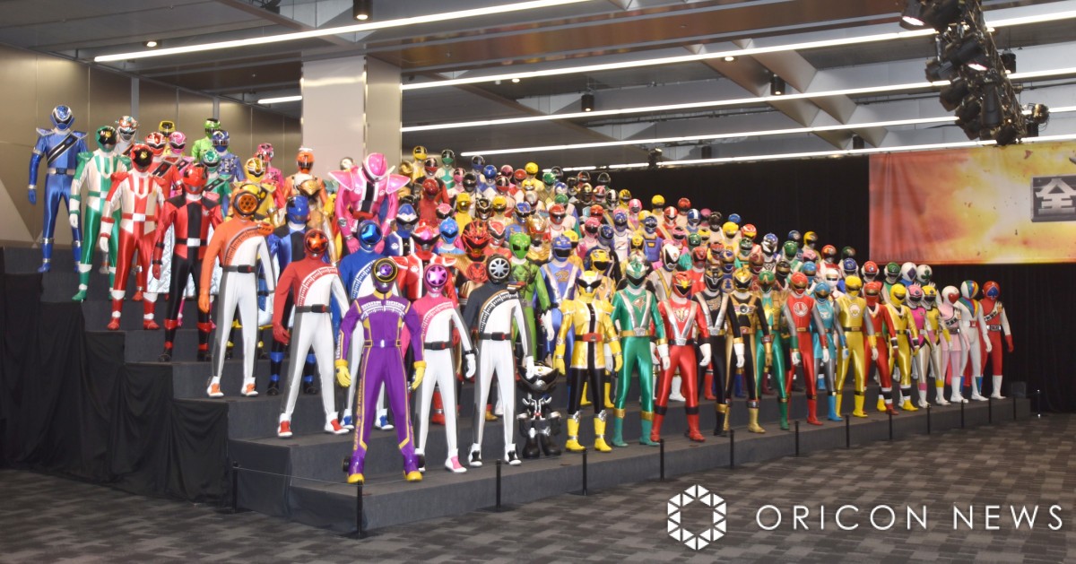 All Super Sentai Exhibition Unveiled: 300 Hero Statues Gather, Kiji ...
