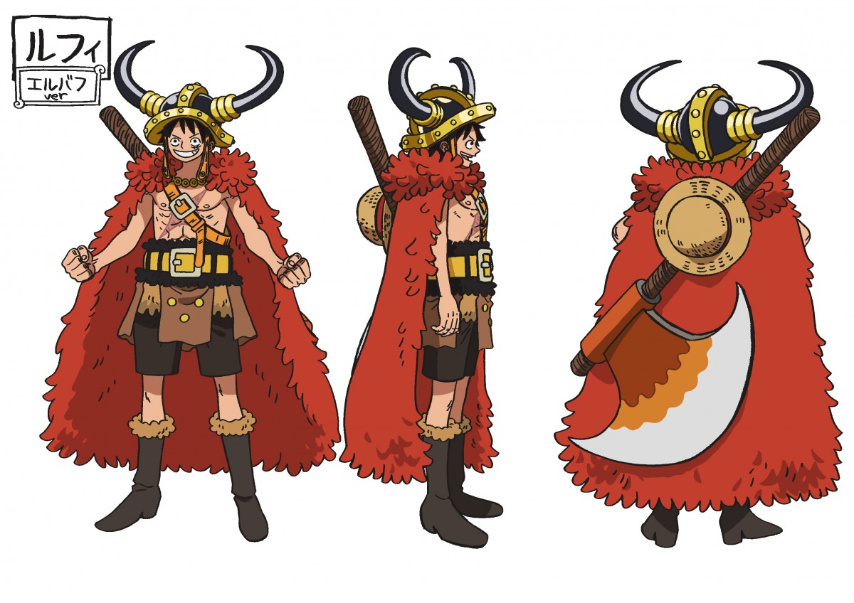 ONE PIECE Reveals Luffy’s Elbaf Arc Character Design with a Large Axe ...
